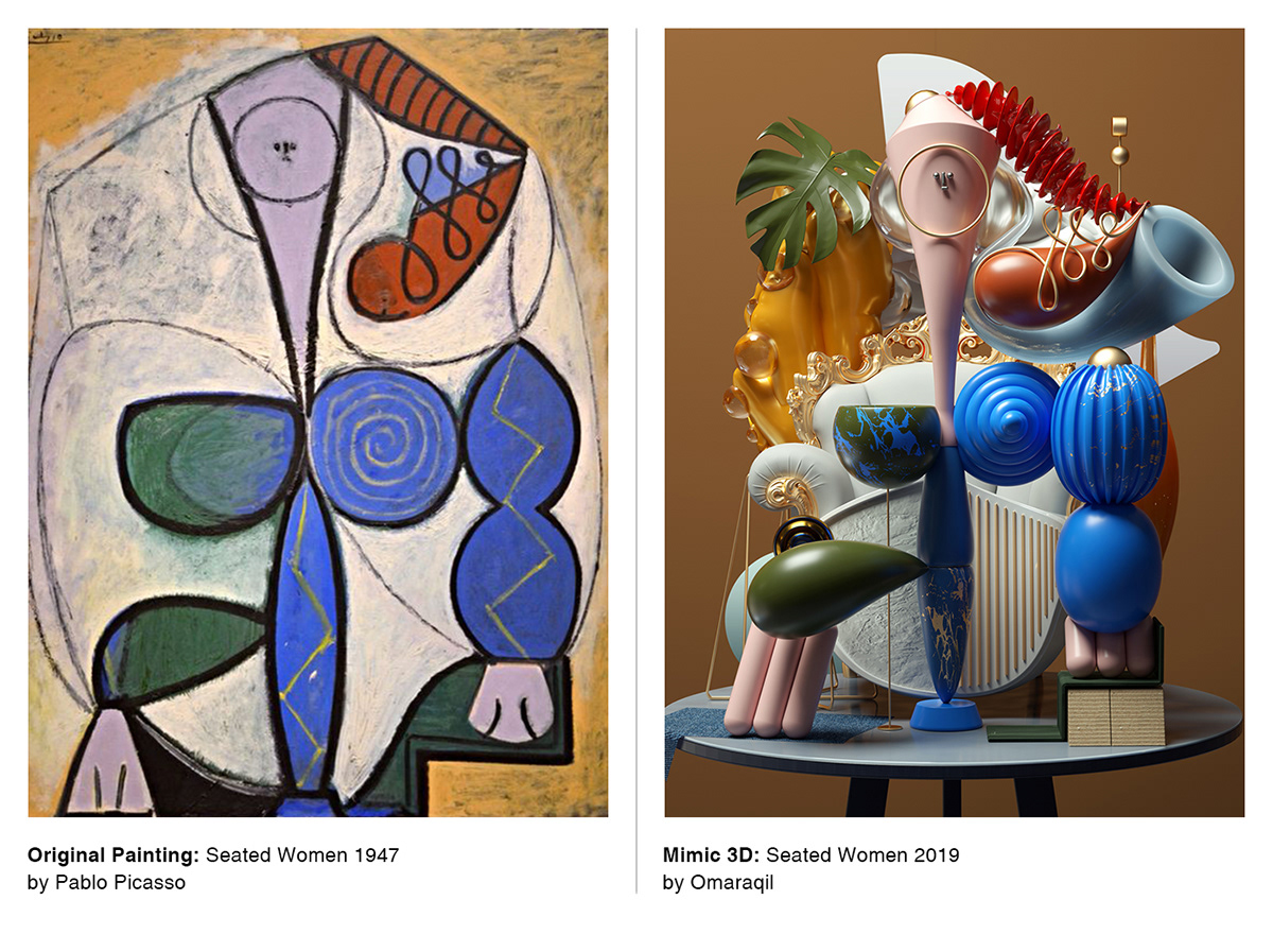 picasso-em-3d-omar-aqil-2 - Agência Bran!